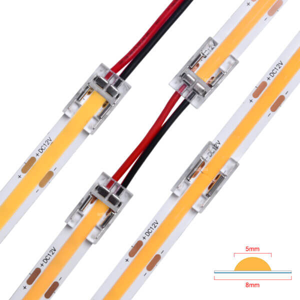 Some Best COB LED Strip Connectors for Different COB Strips