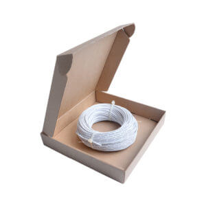 2 Pin White-White Unsheathed Flat Wire | Onlumi Technology