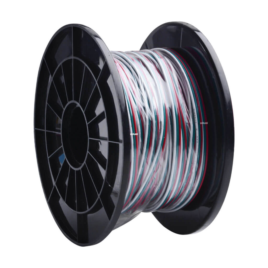 3 Pin Red-Green-White Unsheathed Flat Wire | Onlumi Technology