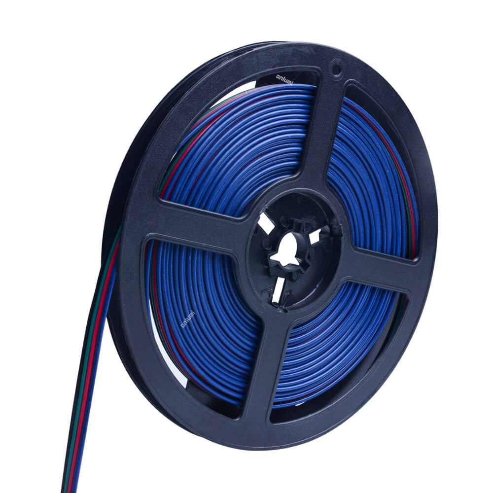 4 Pin Black-Green-Red-Blue Unsheathed Flat Wire | Onlumi Technology