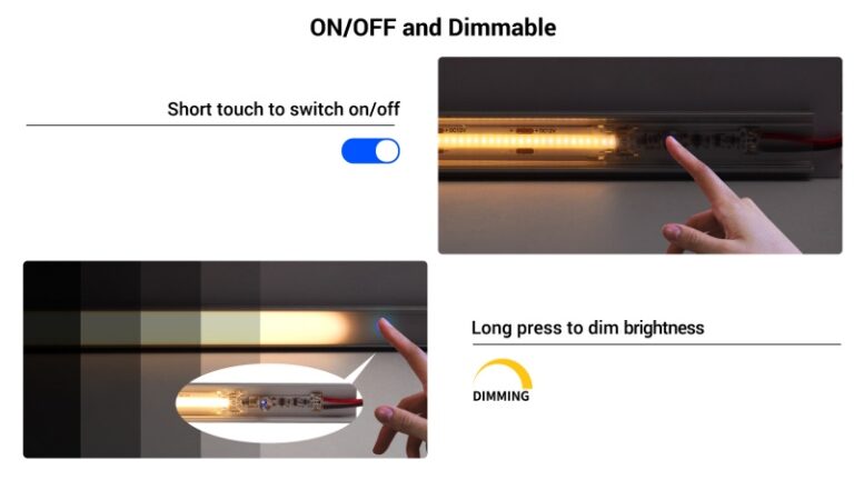 5A Flex PCB Dimmable Touch Switch Module | Onlumi Technology